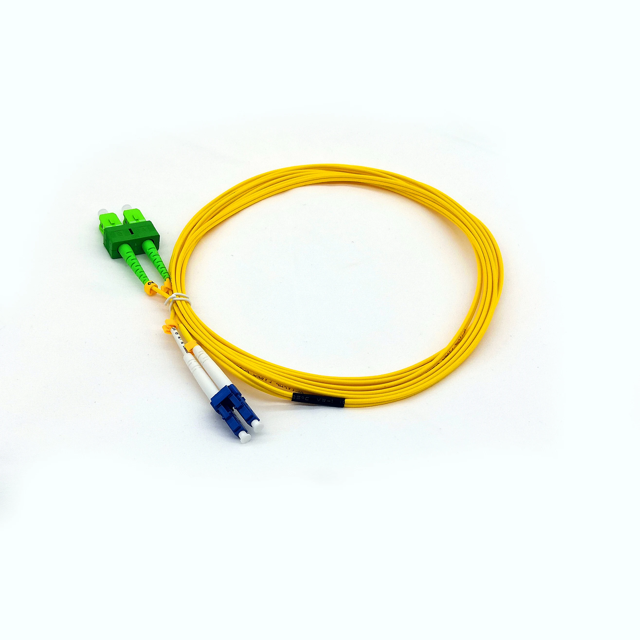 Fiber Patch Cord Lc Apc Dublex Lc To Sc Fiber Patch Cable Single Mode ...