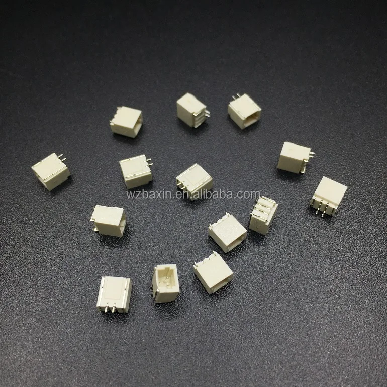 2 Pin Smt 1mm Pitch Connector Vertical Lcp Smd Pin Header 1mm Pitch Sh ...