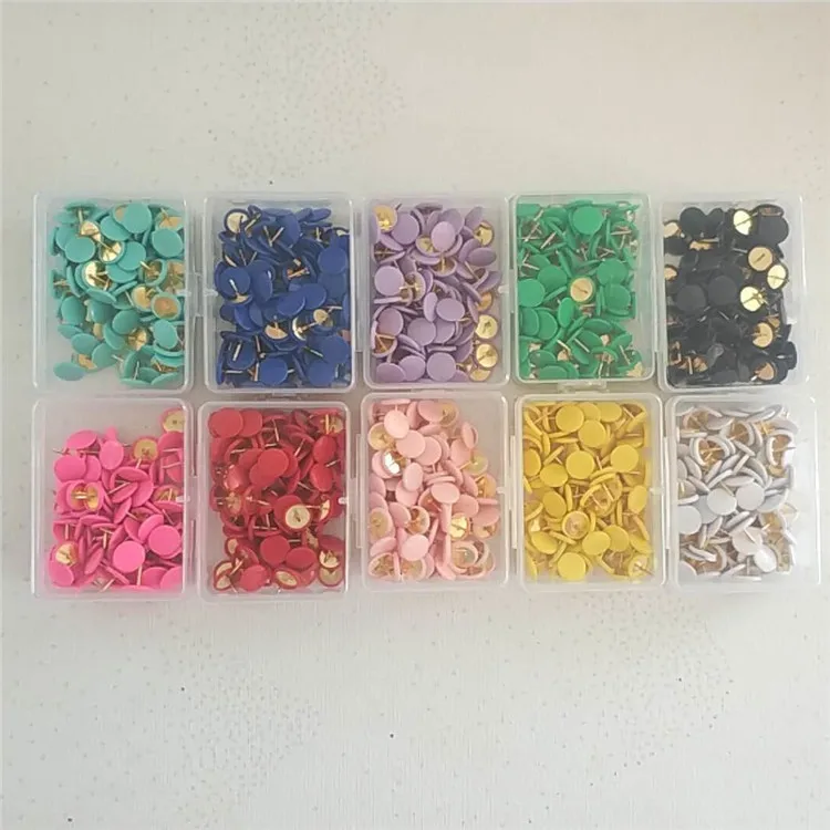 Gold Thumb Tacks 500-count,3/8-inch Steel Push Pins Office Tacks For ...
