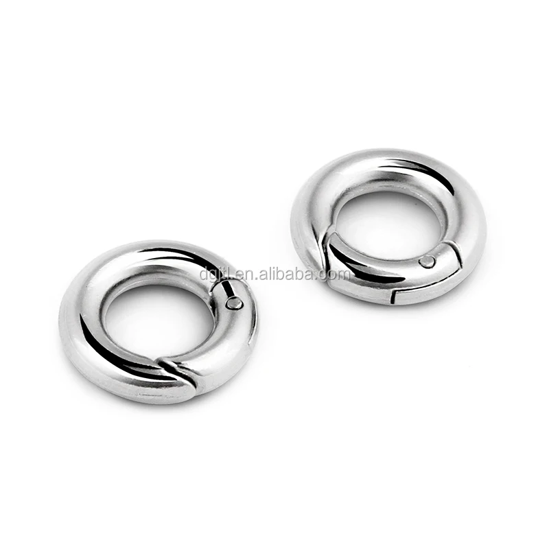 20mm Metal Zinc Alloy Spring O Ring For Key Chain Handbag Diy ...