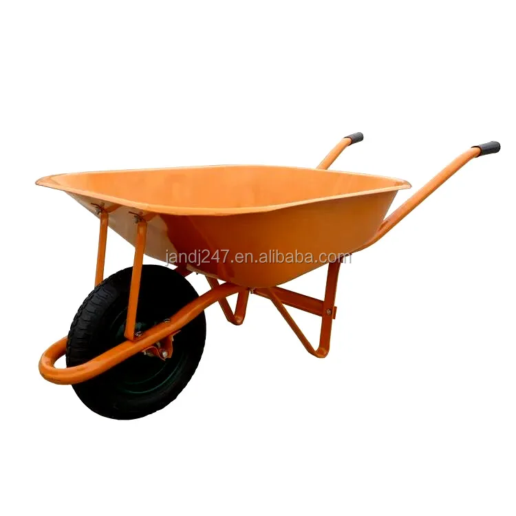 Construction Wheelbarrow Ghana Zimbabwe 85l Wheelbarrows Tyre Trolley ...
