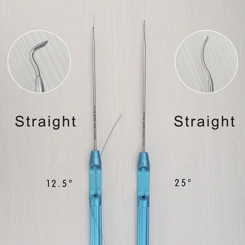 Suture Lasso Straight up Curved Suture Passer for Shoulder Arthroscopy