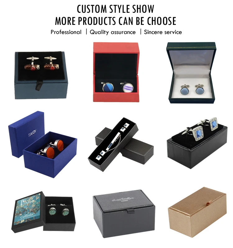 Oem Custom Wholesale Luxury Box Cufflinks Packaging Box Cufflink Gift ...