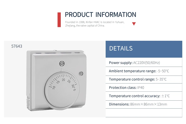 Thermodynamic Heating System Analogico Analog Thermostat - Buy Analogic ...