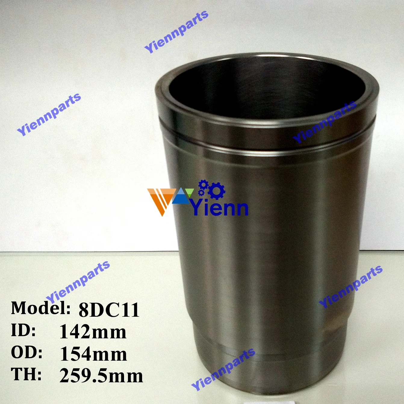 8DC11 Cylinder Liner for Mitsubishi Diesel Engine ID 142mm