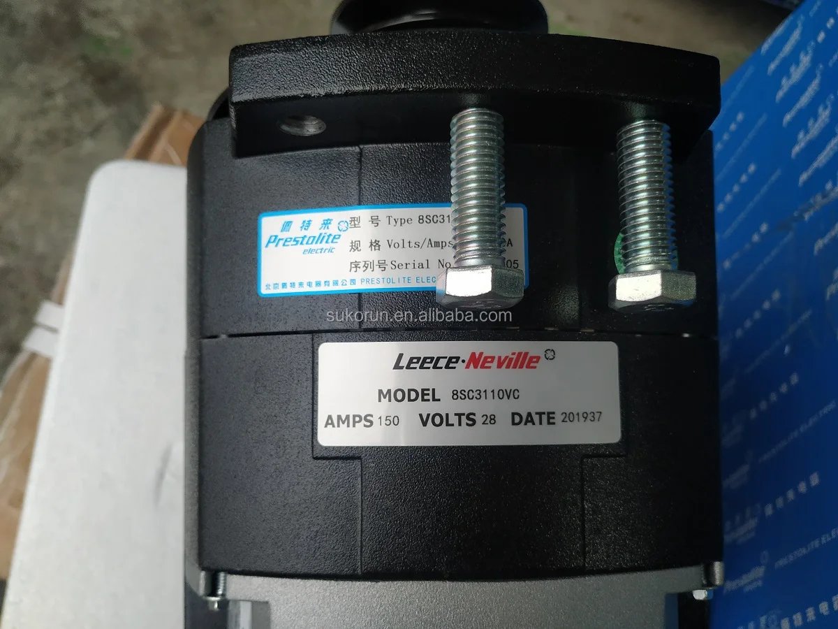 Genuine Prestolite 28V Alternator 8SC3110VC for Bus & Coach