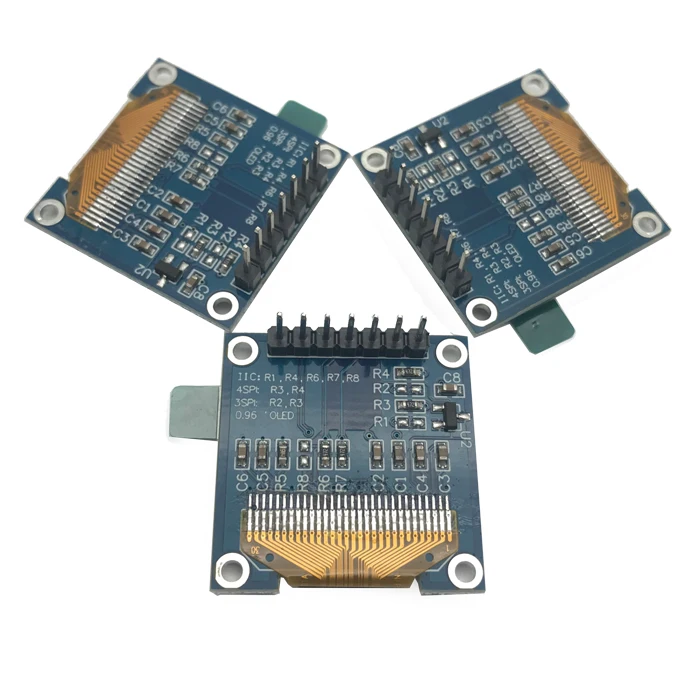 0.96 Inch Spi Oled Display Module 128x64 Pixel 7pin Driver Chip Ssd1306 ...