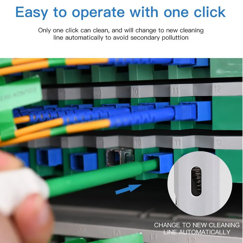 1.25mm 1.5mm 2.5mm SC FC ST One Click Fiber Optic Cleaning Pen