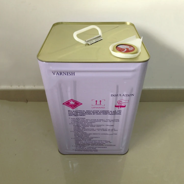 Electric Motor Rotor Winding Red Liquid Air Drying Insulating Varnish ...
