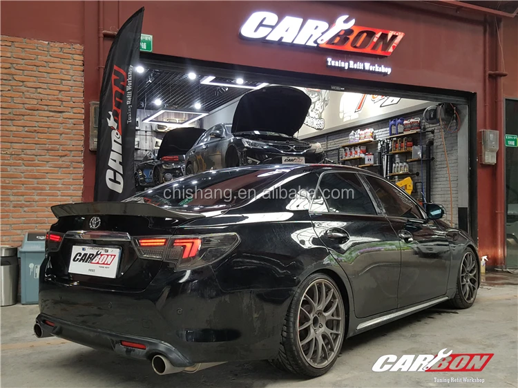 For Toyota Mark X Reiz Spoiler 2010 11 12 13 14 15 16 17 Year Carbon ...