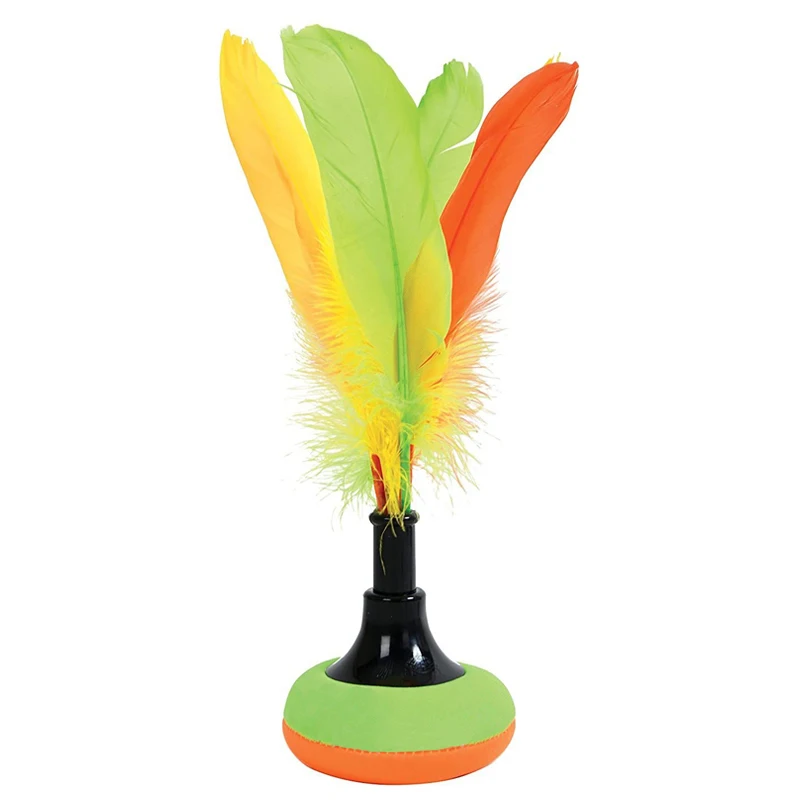 Neoprene Peteca Shuttlecock - Multi Colour Goose Feather Ball