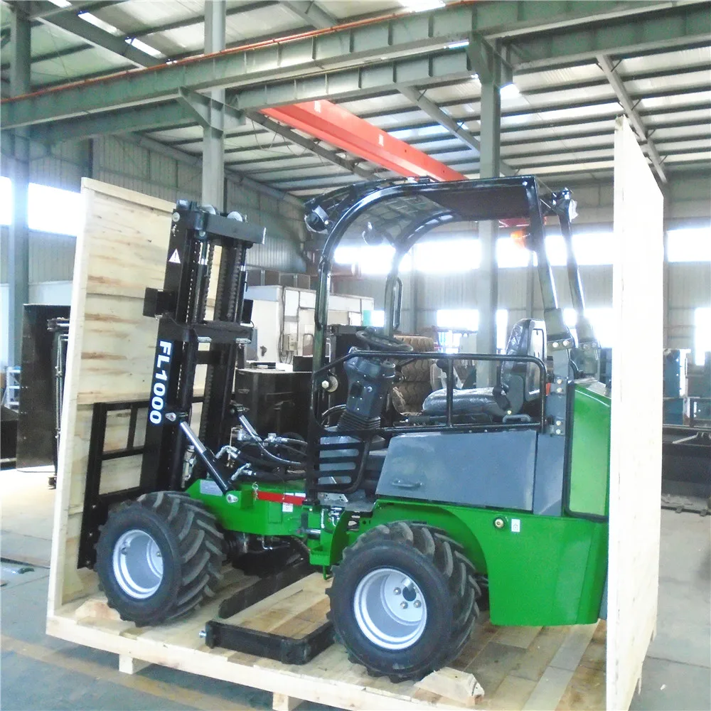 Rough Terrain Narrow Articulated Forklift FL1000 Hummerbee