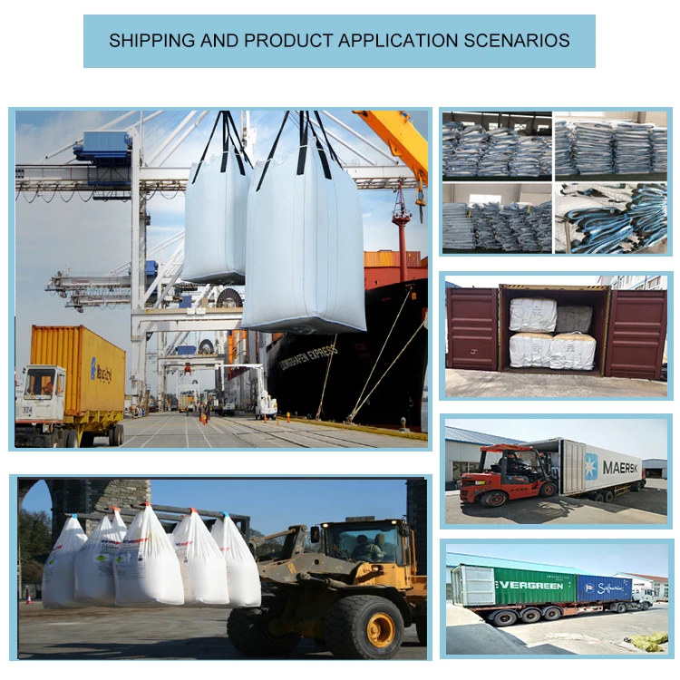 2 Ton PP Jumbo Bags - Durable, Food Grade, and Customizable