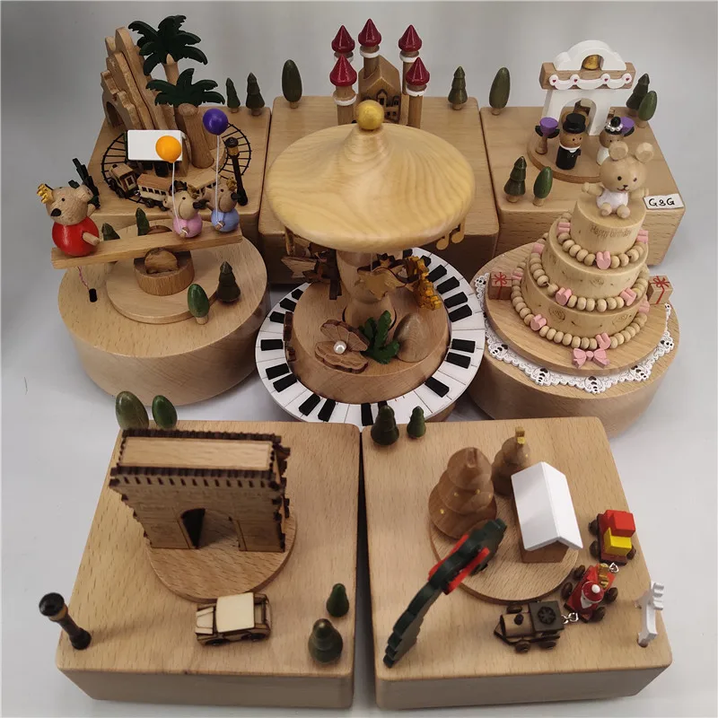 Wholesale Wind up Toy Music Instrument Violin Music Box