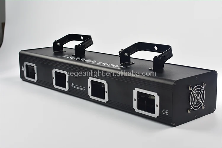 Night Disco 4 Head Laser RGB - Multi Color Lazer DJ Equipment