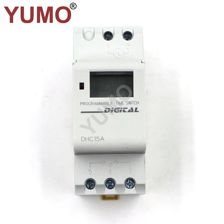 DHC-15A Digital Weekly Programmable Time Switch - YUMO
