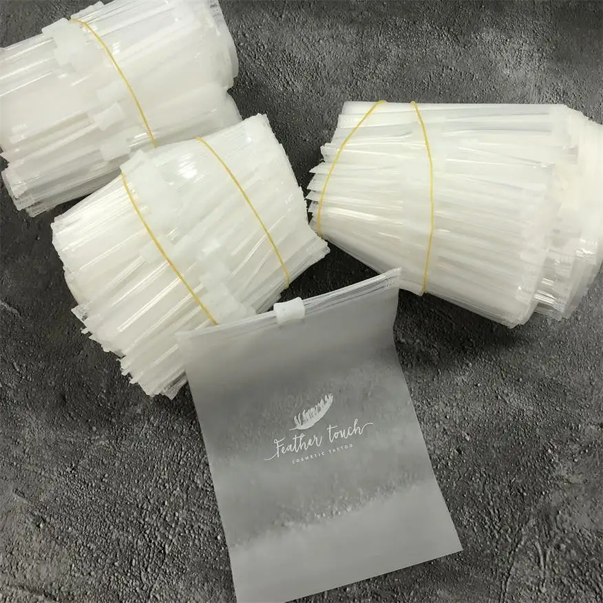 Custom Frosted Biodegradable Plastic Packaging Bags