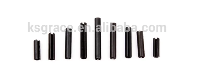DIN1473 / ISO 8740 Black Elastic Cylindrical Hollow Dowel Pins