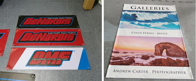 Double Side Inkjet Printing Pvc Vinyl Hanging Flex Banner - Buy Pvc ...
