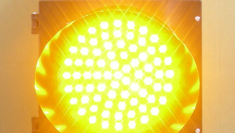 90 Leds 300mm Warning Strobe Led 12v Solar Traffic Light Road Beacon ...