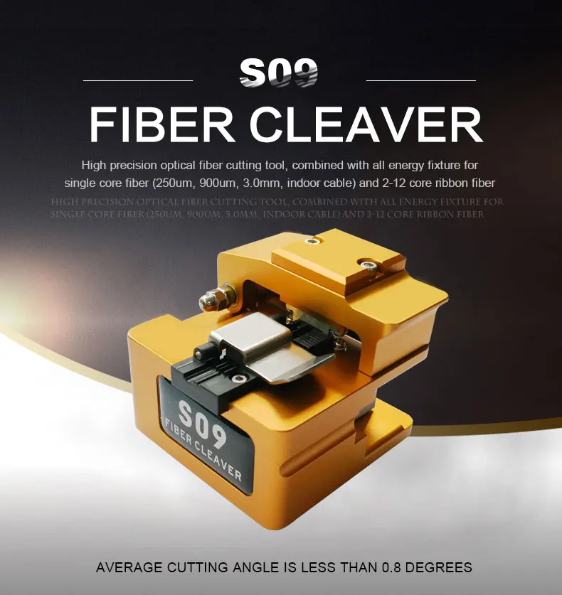 Signal Fire Ai9 Fusion Splicer Optical Fiber Cleaver Fiber Cutter S09 ...