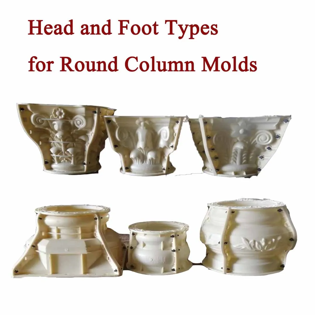 Decorative Round Roman Pillar Column Head Capital Design