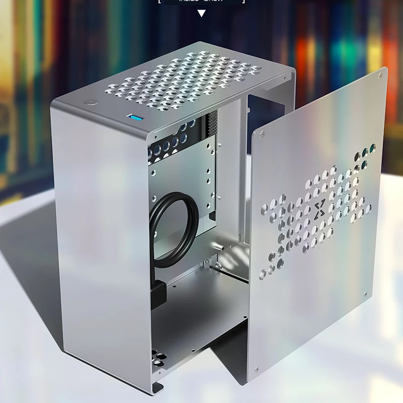 Aluminum Alloy Mini Itx Pc Case Diy Installation For Gaming And Home ...