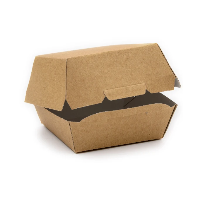 Recycle Brown Kraft Burger Box,Burger Packaging Design - Buy Kraft ...