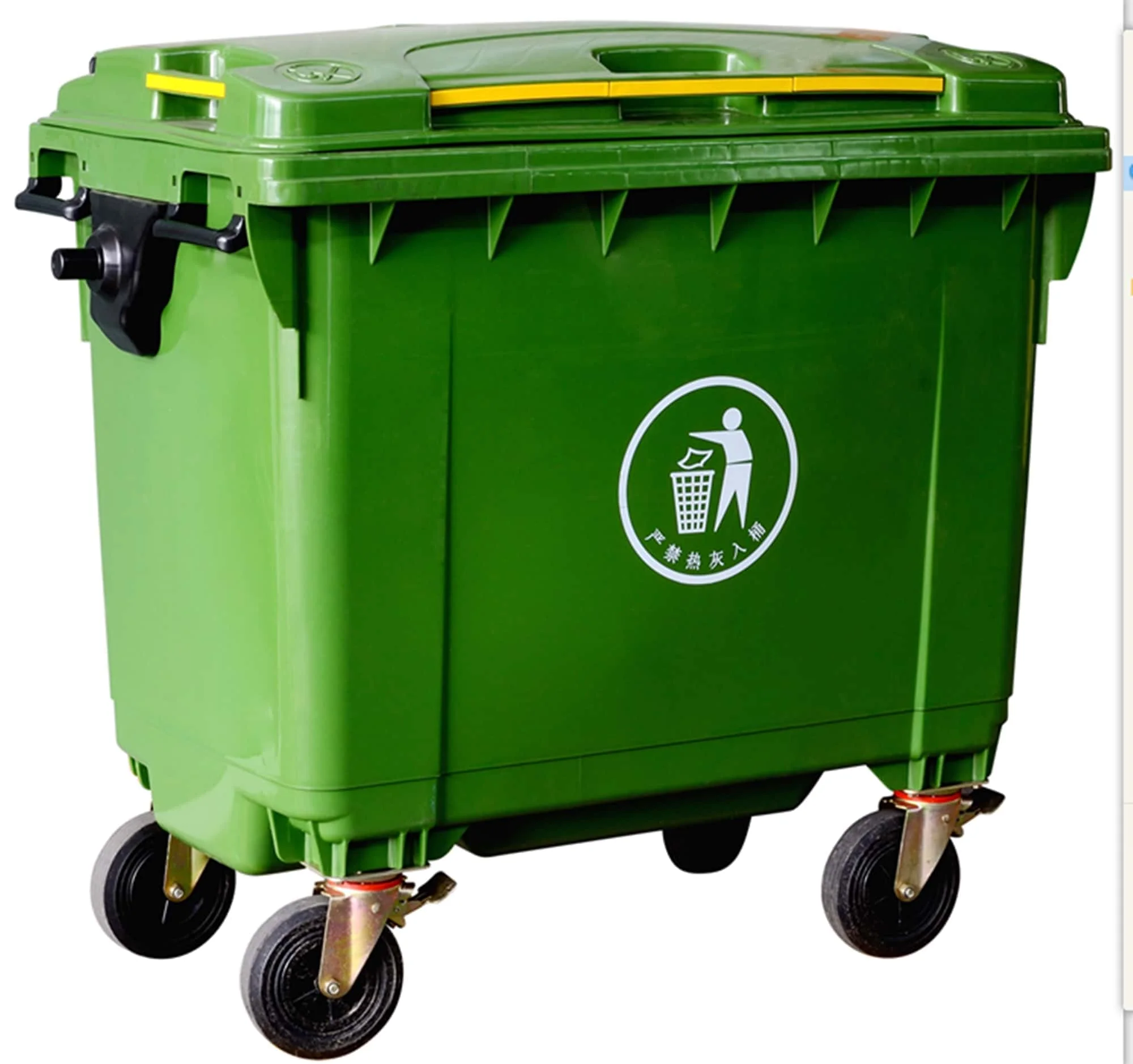 660L Outdoor Recycle Wheelie Bin - ECO FRIENDLY & Durable