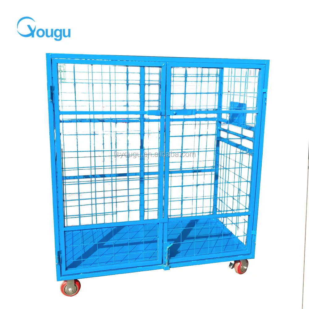 Industrial Transport Folding Stackable Roll Container