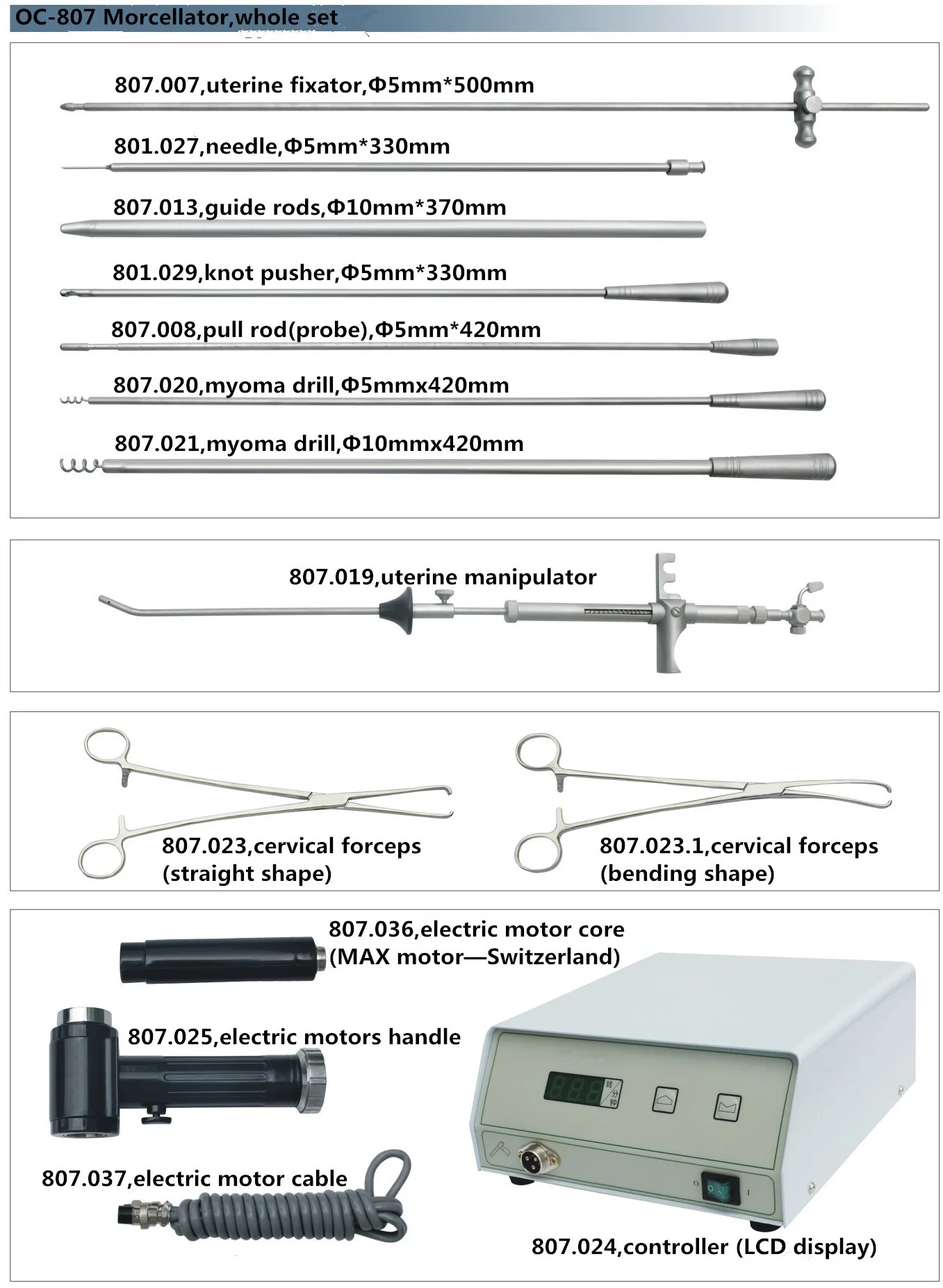 Geyi Laparoscopic Morcellator Hysterectomia Apparatus Uterus Resetting ...