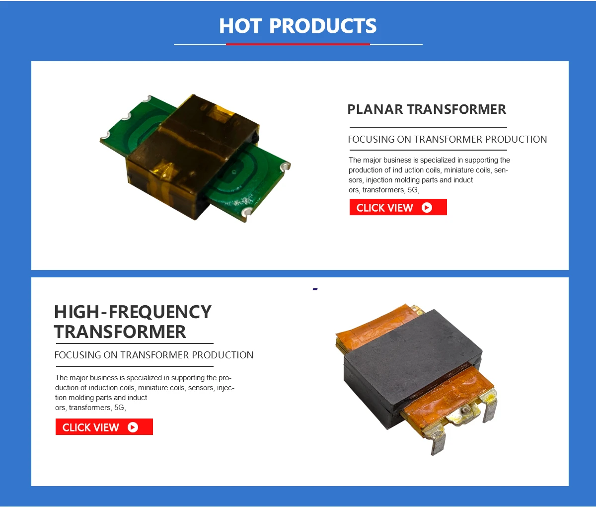 Pingxiang Chengpin Technology Co., Ltd. - High frequency transformer ...