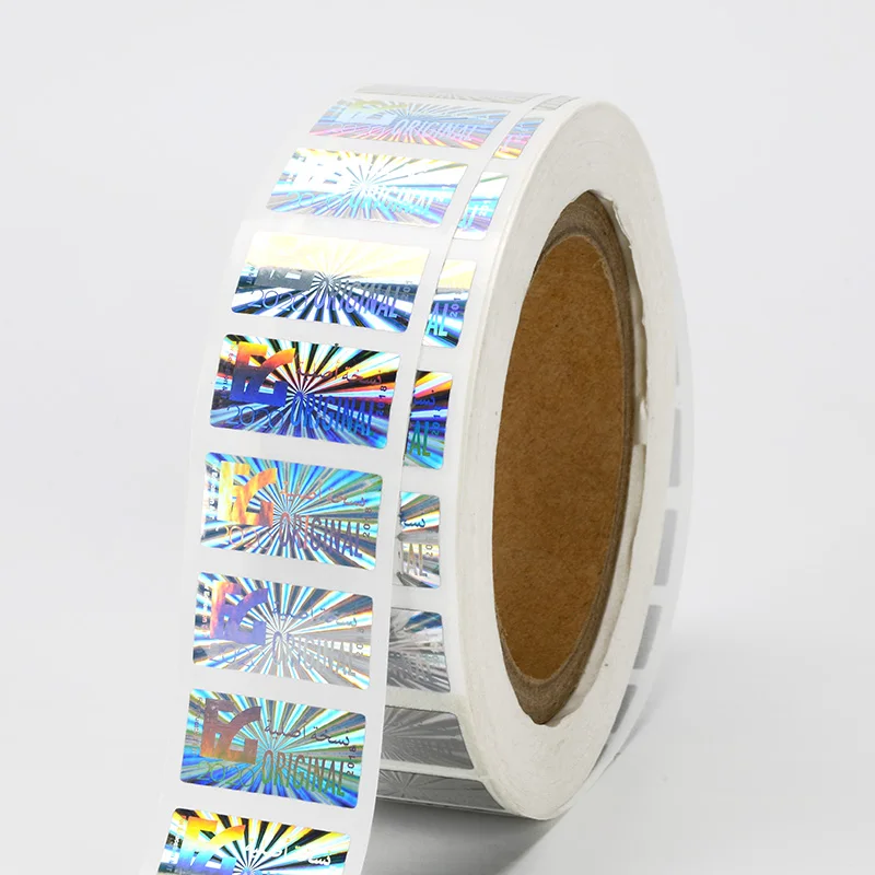 Custom QR Code Hologram Label - Anti-Counterfeit Stickers