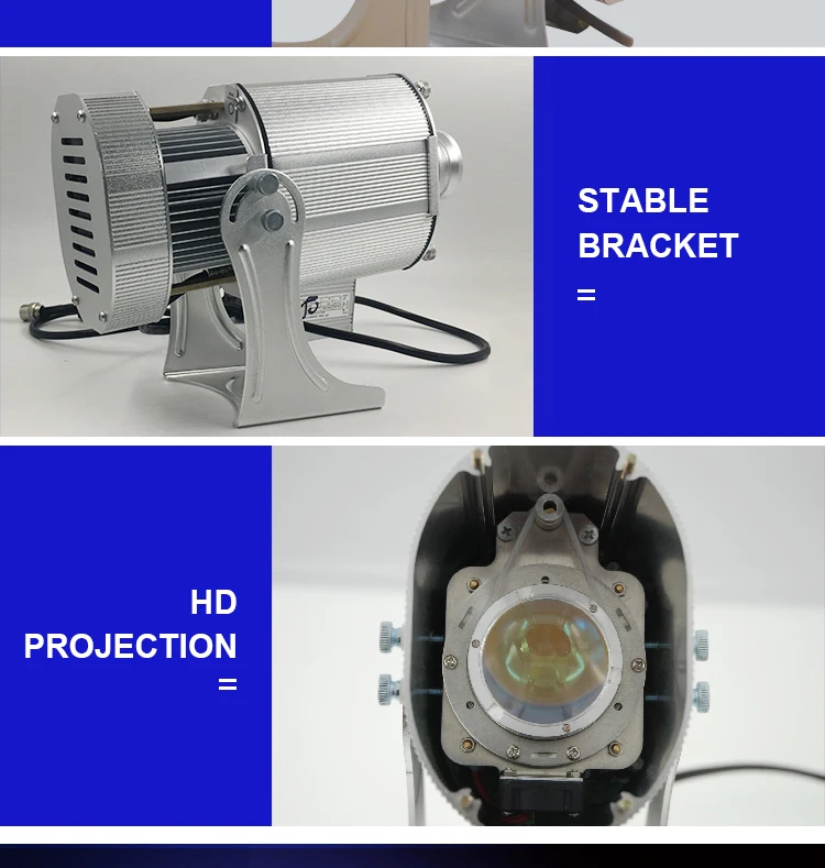 40W Industrial Gobo Projected Signage LED Floor Sign Projector for ...