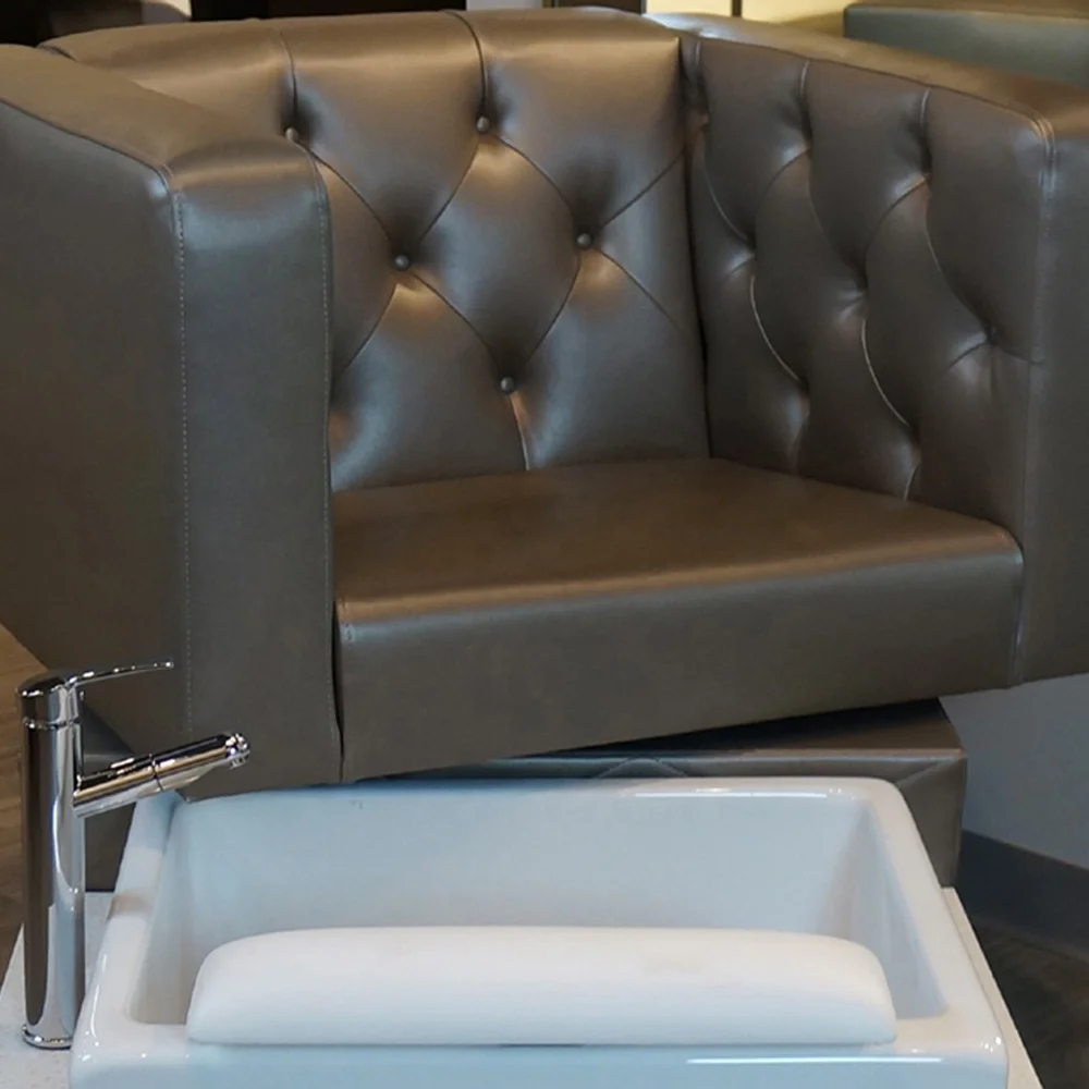 Modern Luxury White Leather Manicure Pedicure Chair Single Simple ...