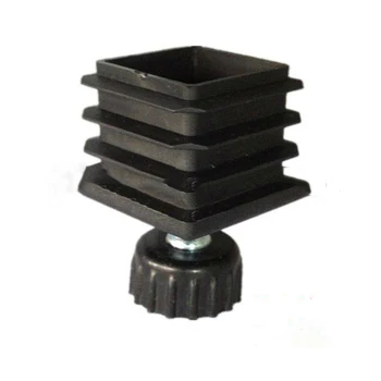 Plastic Adjustable Foot Insert for 38mm Square Tubing, View nylon ...