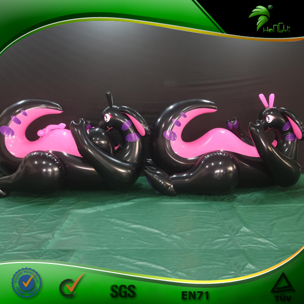 Shiny Black Big Boobs Goodra Dragon Inflatable Toy