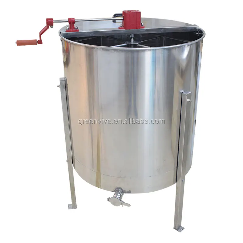 4 Frames Manual Self Reversal Honey Extractor by Greenvive