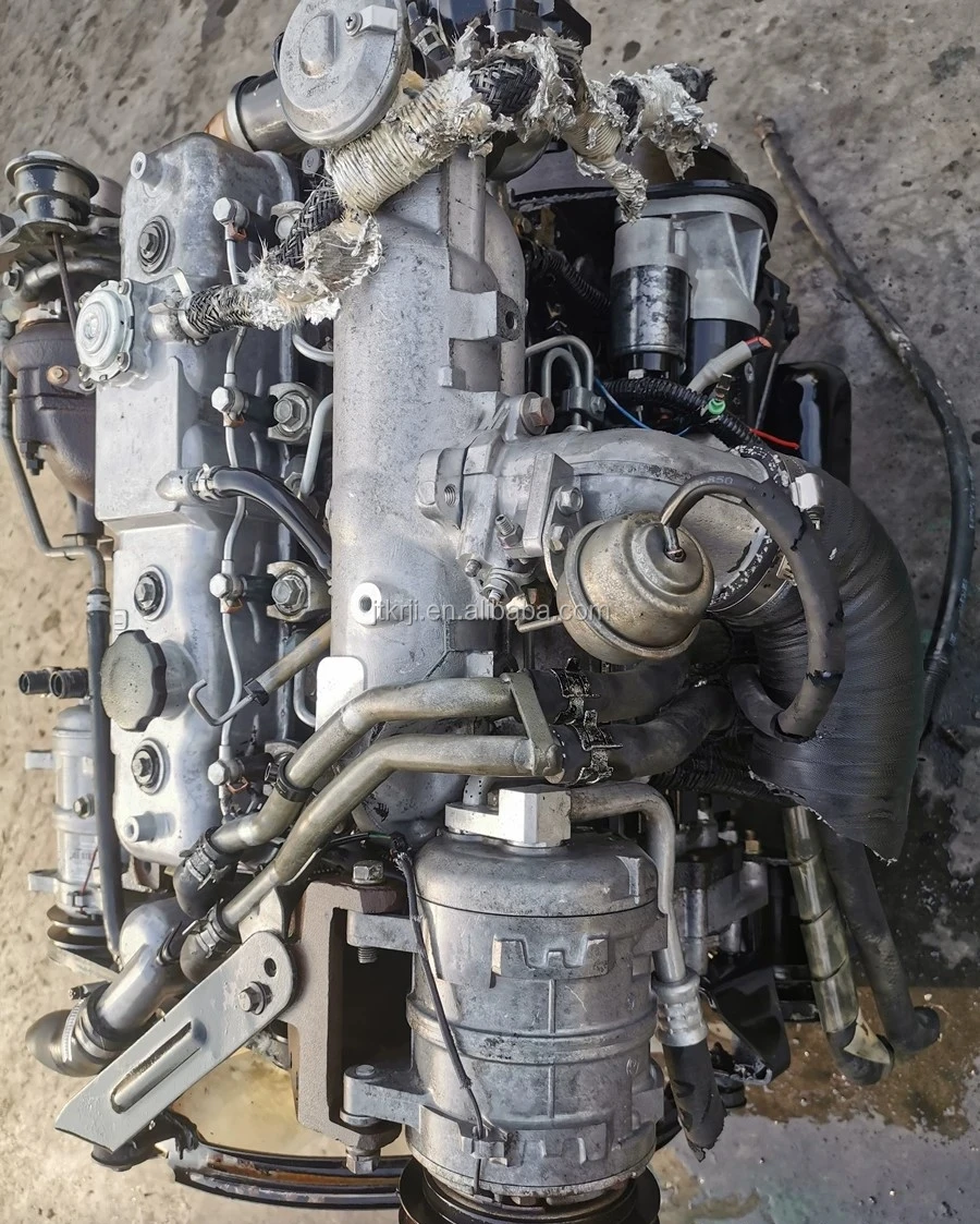 Free Shipping 4JB1T Used Genuine Engine Motor Fit for ISUZU- Pick-up ...