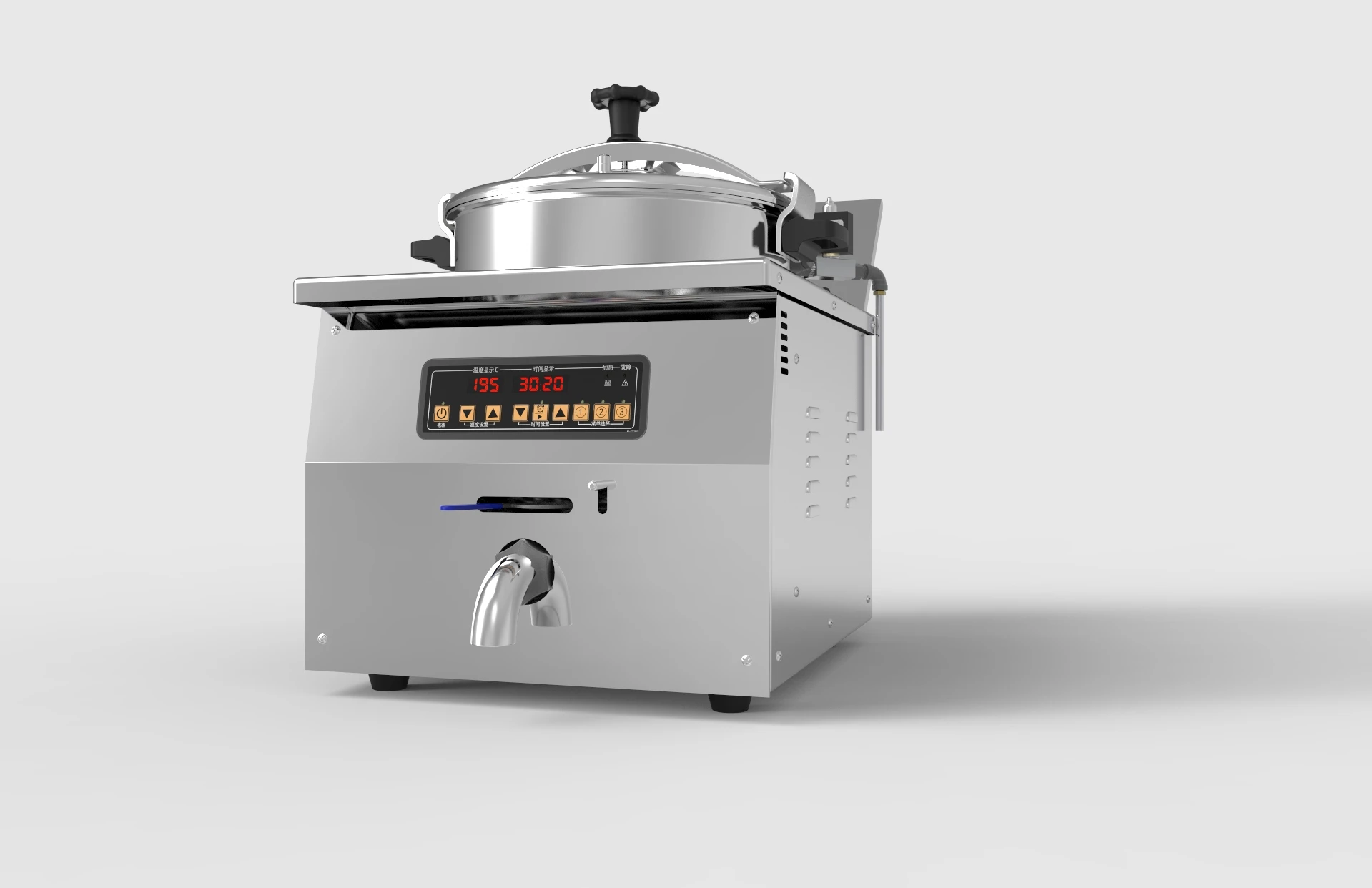 Broasted Turkey Mcdonald's Electric Chicken Pressure Fryer (ce ...