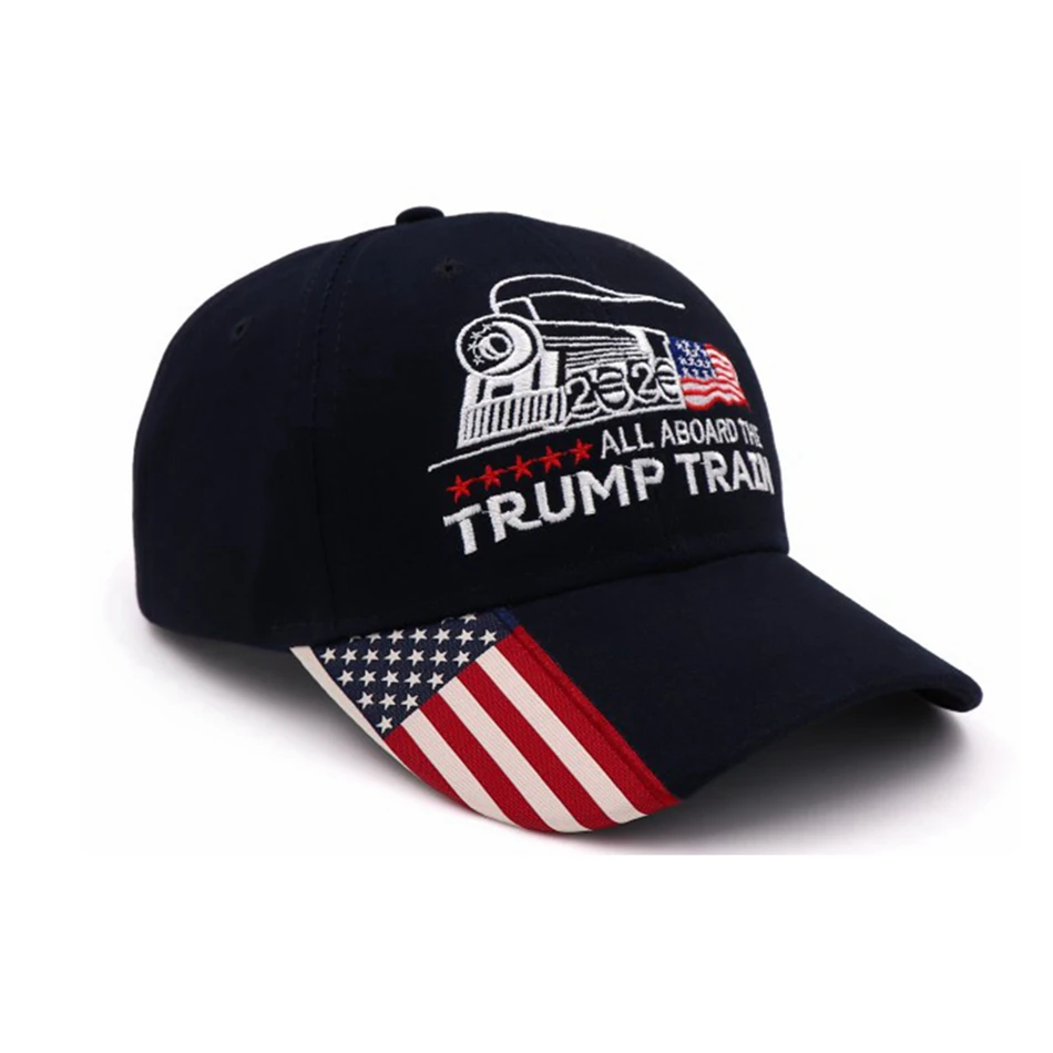 D1981 Outdoor Sports Stars Striped Usa Flag Caps Embroidery Donald ...