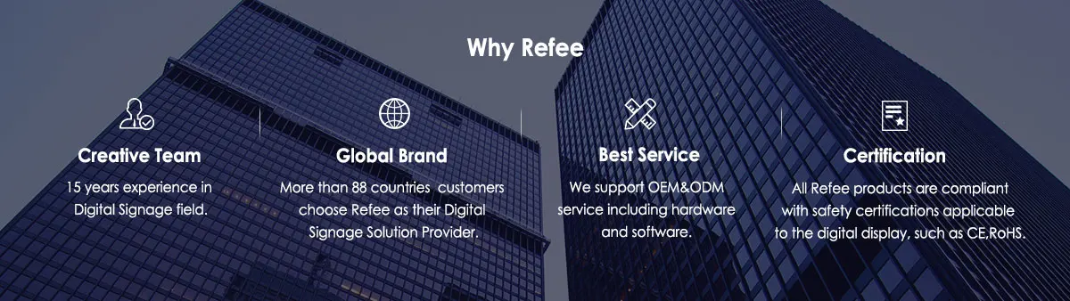 Shenzhen Refee Technology Co., Ltd. - Digital Signage, LCD Display