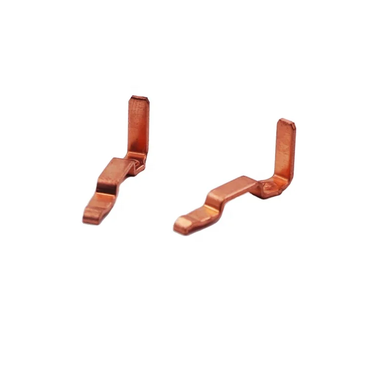 Custom Contact Leaf Spring Copper Brass Silver Plated Electrical ...