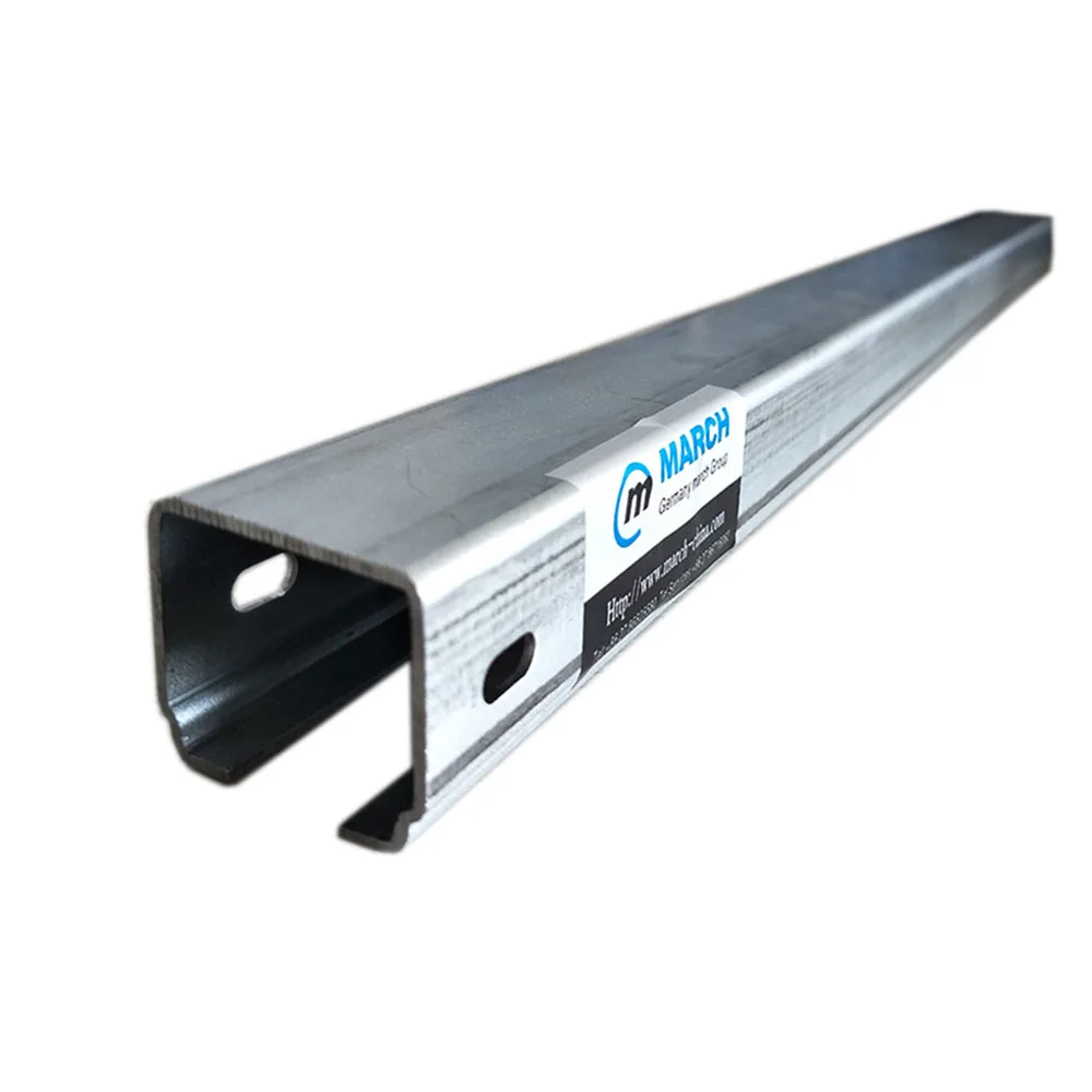 March Flat C-Track Cable Slide Trolleys System for Crane