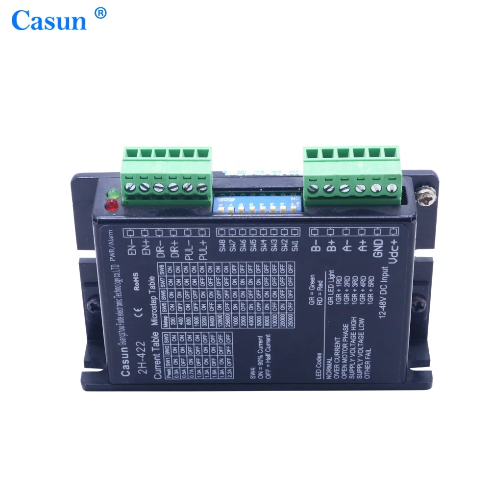 NEMA 17 Stepper Motor Driver Kit for 3D Printers, Hybrid Type, 71 oz-in ...
