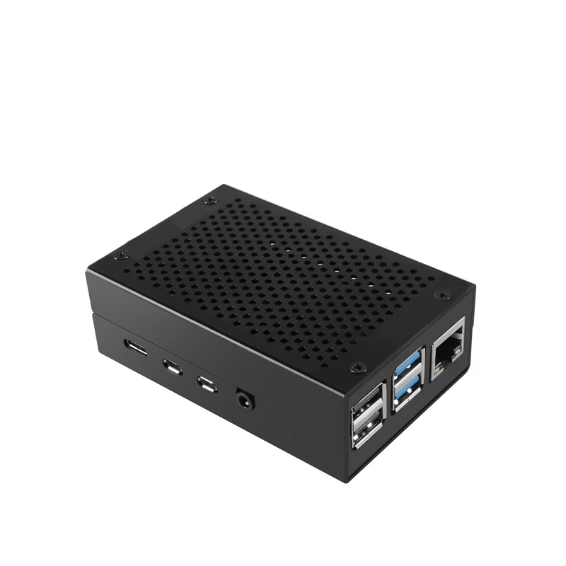 Raspberry Pi 4 Generation Motherboard Box 94x60x31mm Black With Fan ...