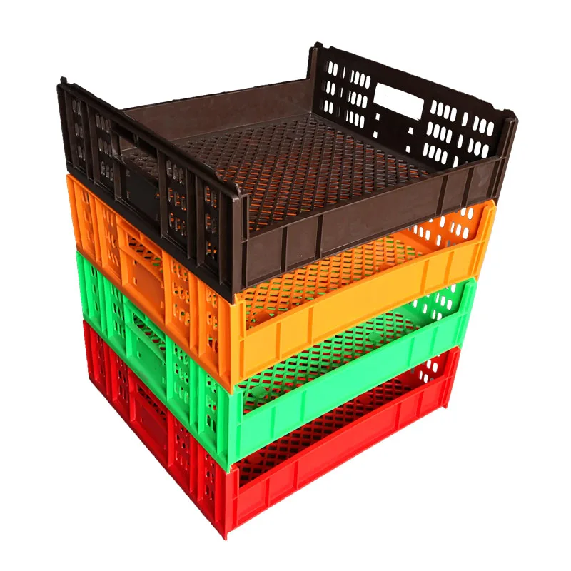 High Quality 690x445x180mm Mesh Stackable Food Grade Bakery Plastic ...