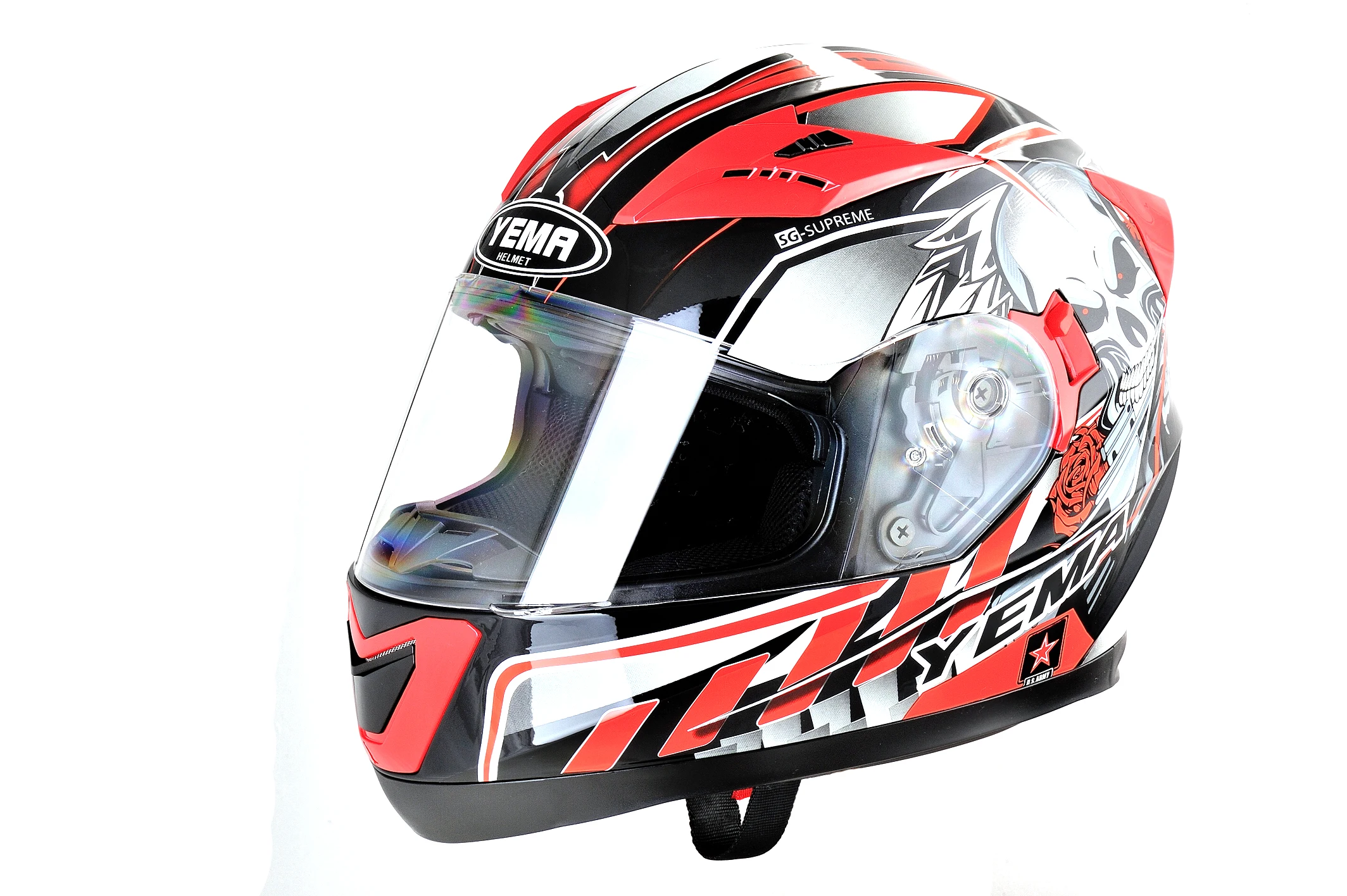 Motorcycle Full Face Helmet DOT Certified Yema Helmet YM-829