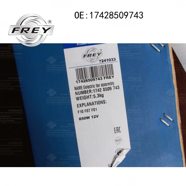 Radiator Fan Or Electric Fan 17428509743 For F10 F07 F01 550 N63 B44 ...