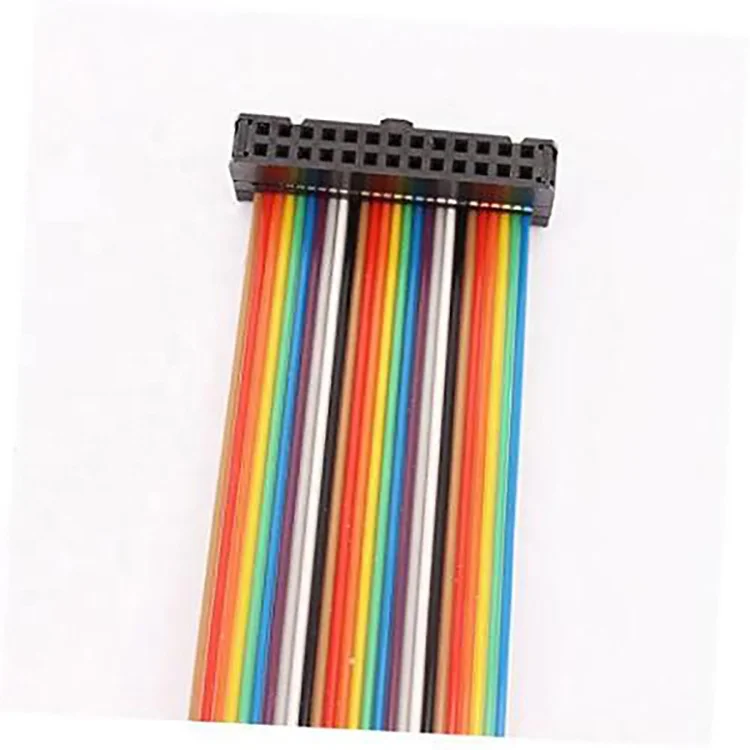 1.27mm 피치 2651 28AWG RAS PI 26 P 2X13 26 핀 커넥터 IDC 플랫 GPIO 레인보우 리본 데이터 ...